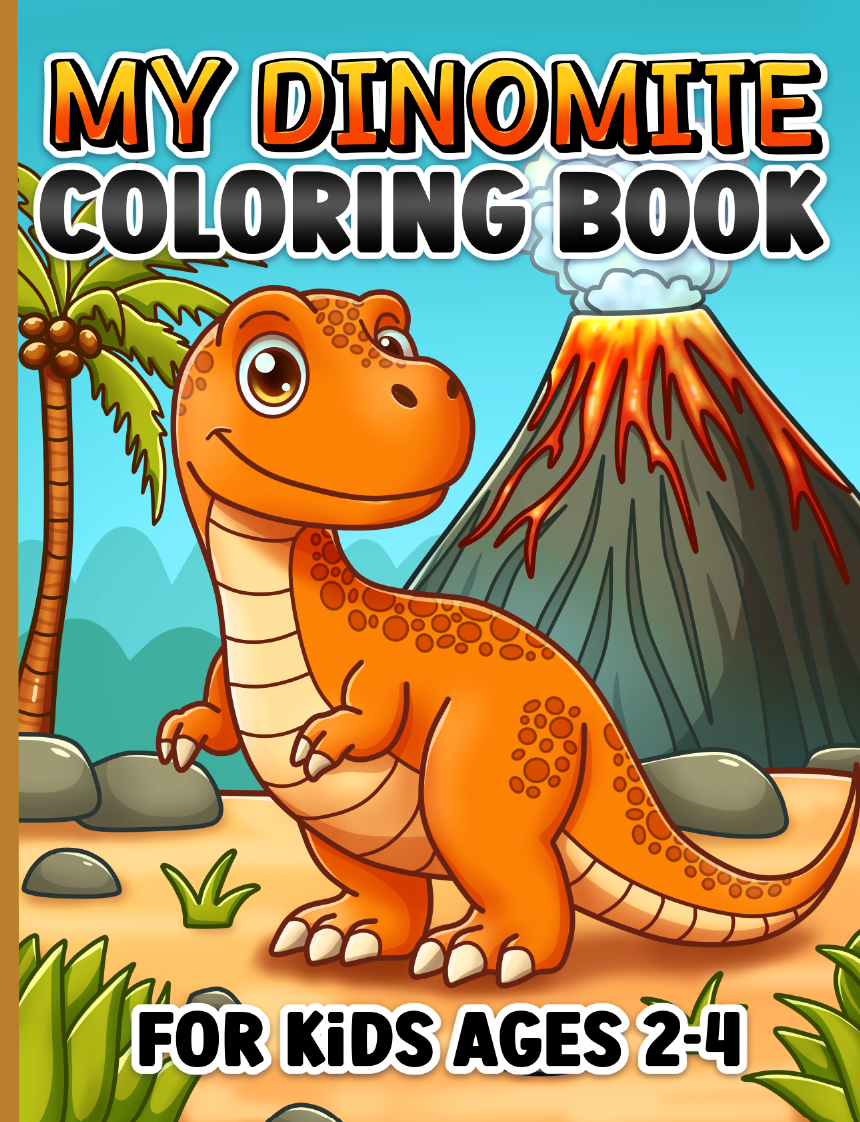 My Dinomite Coloring Book – Blue Jewel Books